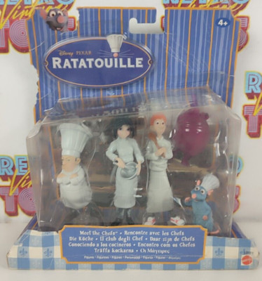 Ratatouille Disney Pixar Action Figure Mattel New Meet The Chefs ...