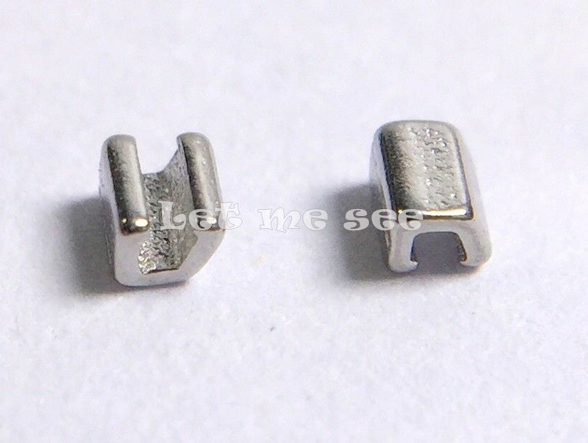 100pcs Dental Orthodontic Crimpable Hooks Stop Stop Type for Arch Wire ...