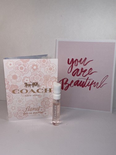 Coach Floral 🌸 Eau de Parfum Fragrance Perfume EDP Spray Sample .06 oz ...