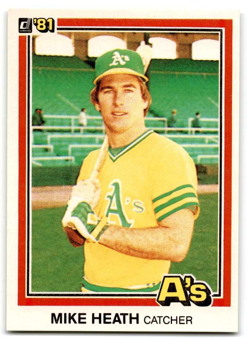 1981 Donruss Mike Heath Oakland Athletics #120 | eBay