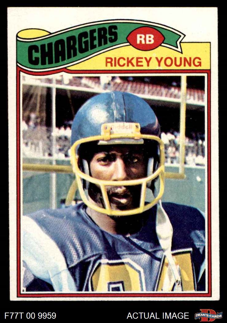 1977 Topps #384 Rickey Young Chargers Jackson St 4 - VG/EX | eBay