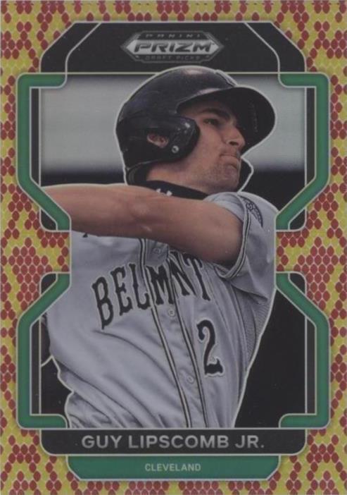 2022 Panini Prizm Draft Picks - Guy Lipscomb Jr. #PDP151 Snake Skin ...