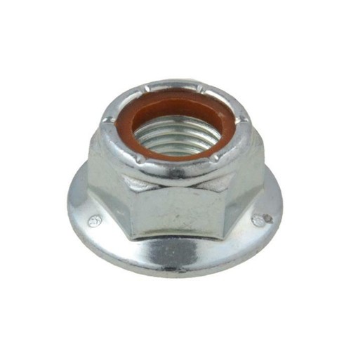 Pack of 2 Zinc Silver Flange Nyloc Nut 3/8 x 24 TPI UNF Imperial ...