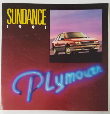 1991 Plymouth Sundance S Highline RS Dealership Sales Brochure Canada ...