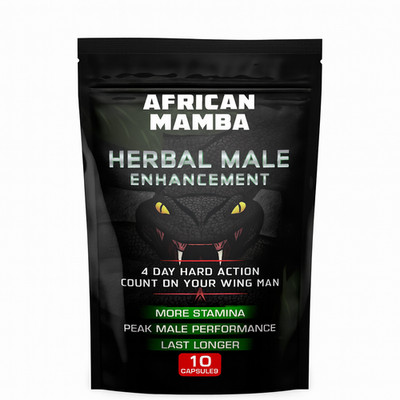 African Mamba Male Enhancement Supplement for Men | Natural Energy ...