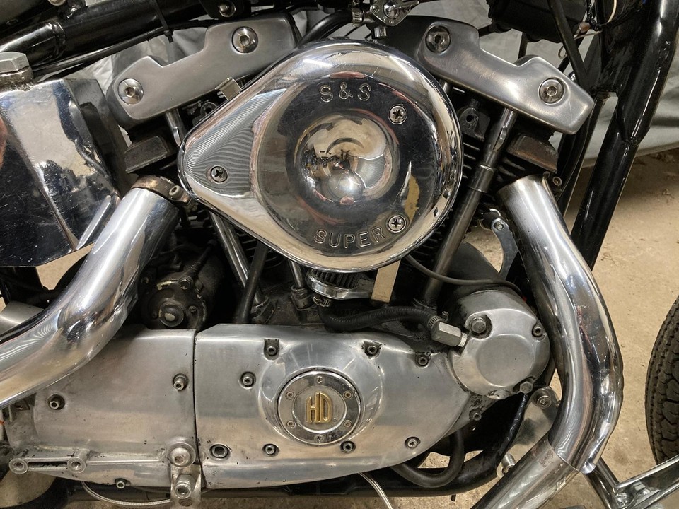 Harley-Davidson XLH1000 IRONHEAD COOL 70s STYLE HARDTAIL SPRINGER ...