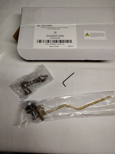 Signature Hardware RS-1202-ORB Solid Brass Toilet Tank Handle Oil ...