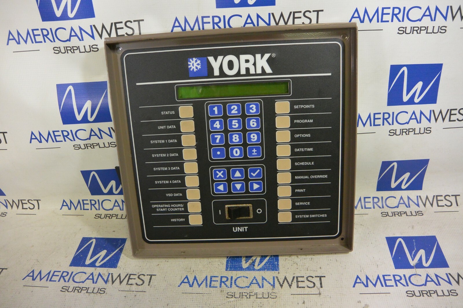 YORK Digital Controller Keypad MET 2790-0 EN 209819 T-1 Used | eBay