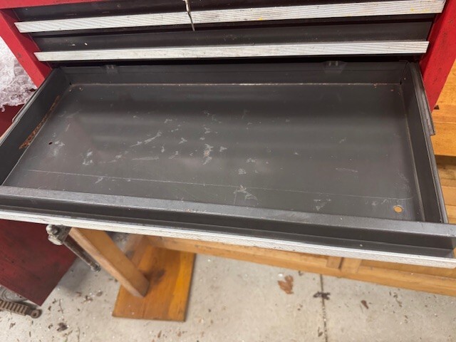 Vintage Sears Craftsman 4 Drawer Intermediate Middle Tool Box Toolbox ...