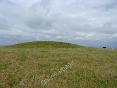 Photo 6x4 Leasowes Barrow - tumulus on the hill above Thresholds ...