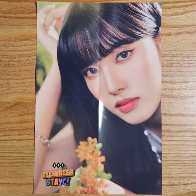 Yoon Official Folding Poster StayC 3rd Mini Album Teenfresh Genuine ...