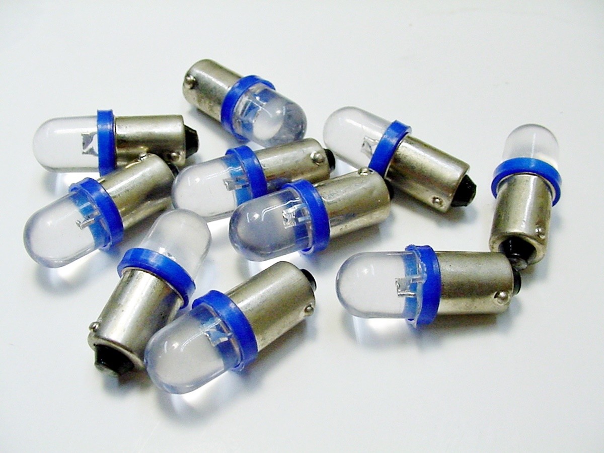 10 Ford Linc Merc Blue LEDs Instrument Panel 1815 Lights Bulbs Domes ...