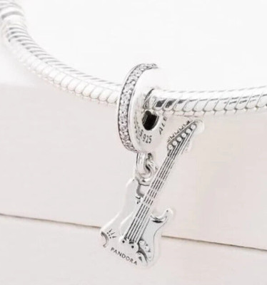 NEW Authentic Pandora ELECTRIC GUITAR Music Charm 798788C01 | eBay