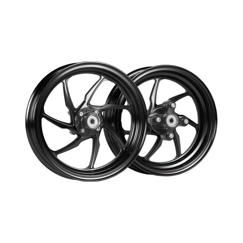 MOS MF07N Forged Alloy Wheels for Honda Grom Monkey 125 NON-ABS 14-21 ...