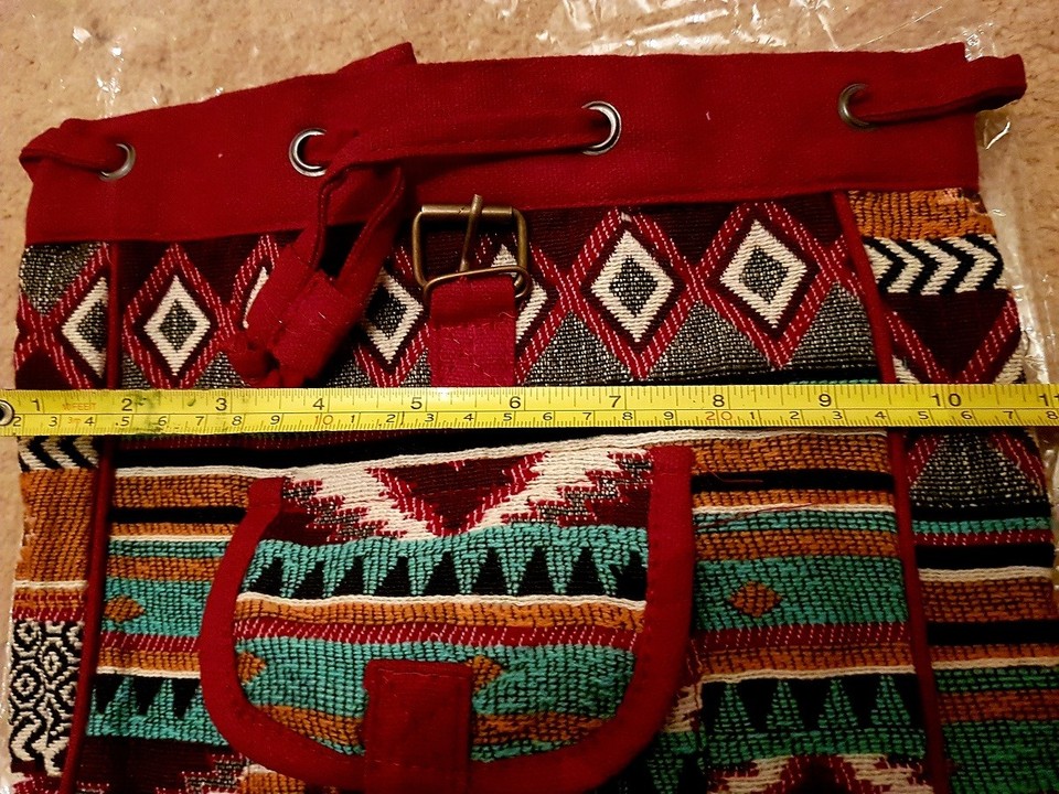 Jacquard Nepal Backpack, Nepal Style, Boho Chic, Hippy, Festival Bag ...