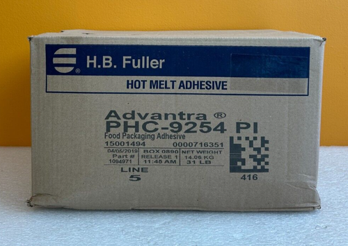 H.B. Fuller Advantra PHC9254 31 lbs, Med. Speed, Food Packaging ...