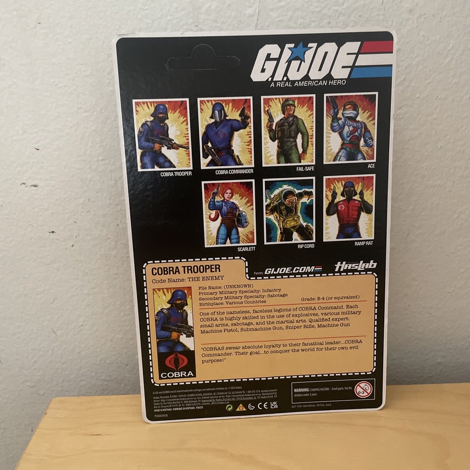 Cobra Trooper Haslab SkyStriker Sky Striker GI Joe MOC | eBay