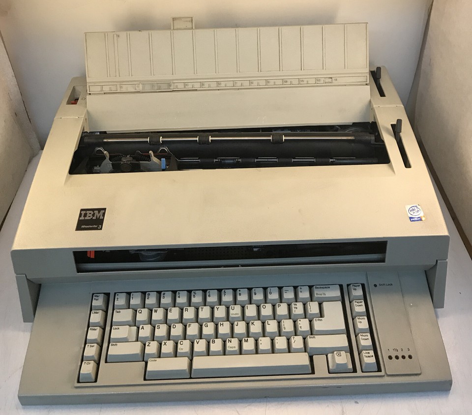 Vintage IBM Wheelwriter 3 Typerwriter for parts | eBay