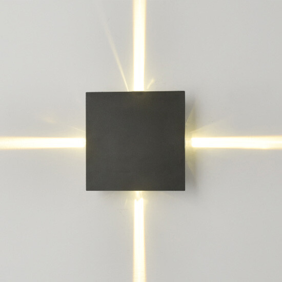 12W COB LED Outdoor/Indoor Wall Sconce Cross Light Lamp Fixture ...