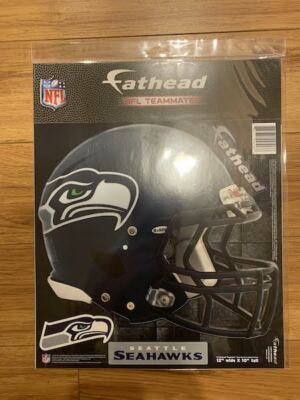 Seattle Seahawks Fathead Teammates 12"x10" Football Helmet Wall Decal ...
