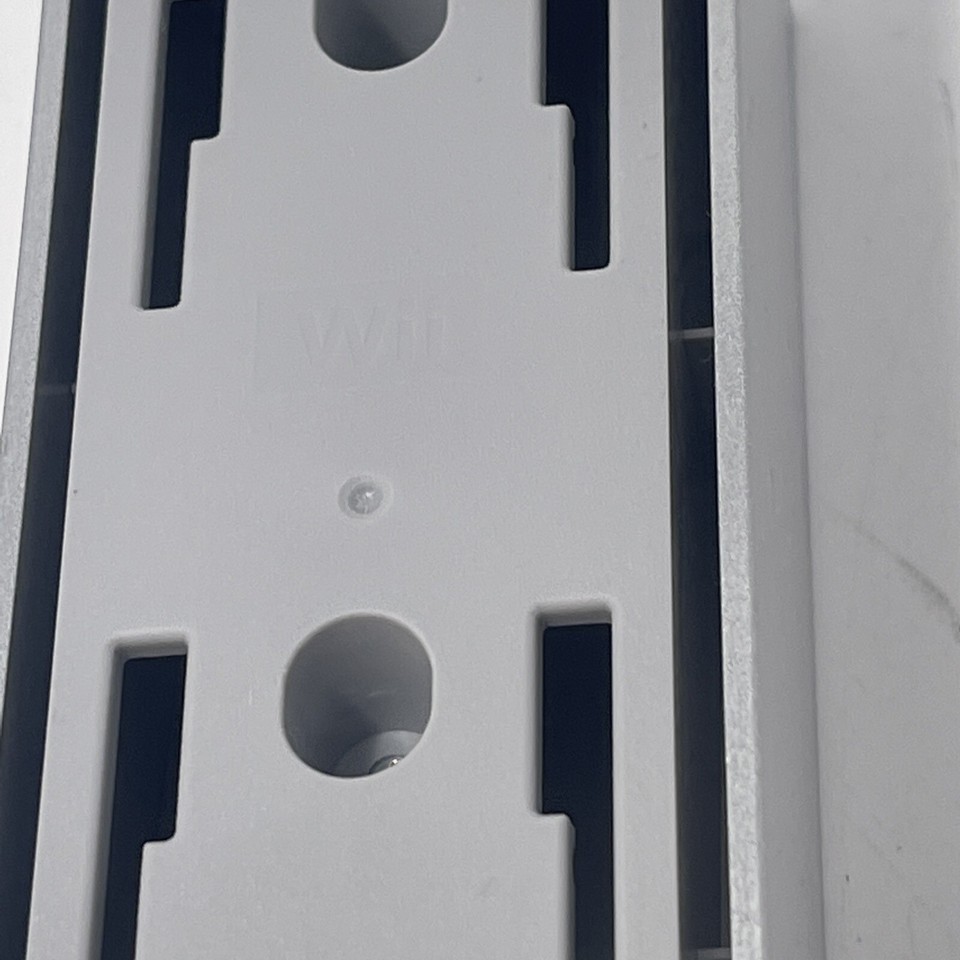 Genuine Nintendo Wii Vertical Stand Base Silver RVL-019 Clear Round ...