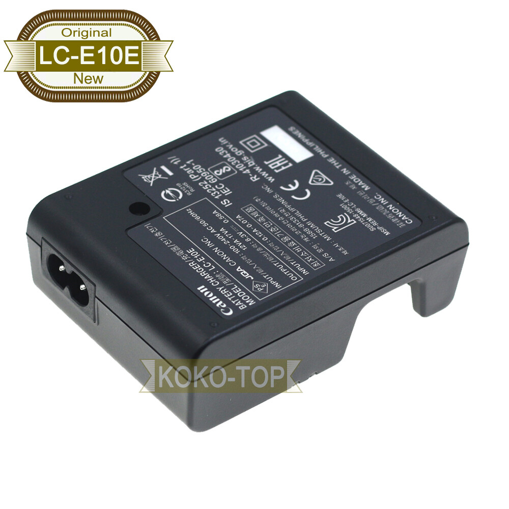Genuine Canon LC-E10E Charger For EOS 1100D 1200D 1300D 1500D 3000D ...
