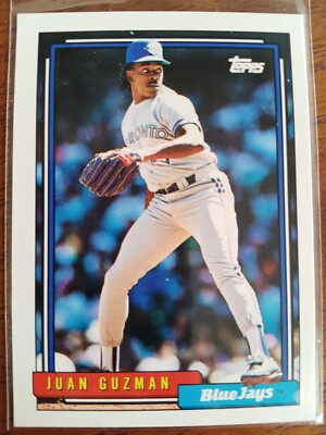 JUAN GUZMAN KANSAS CITY ROYALS 1992 TOPPS BASEBALL CARD #662 | eBay