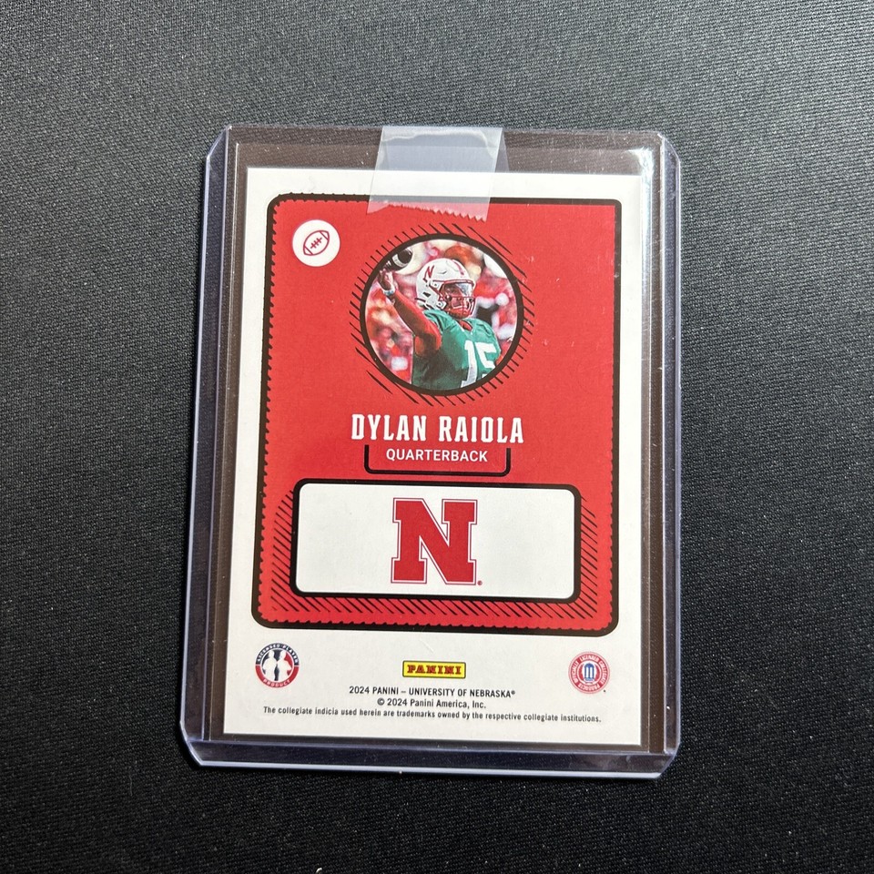 Dylan Raiola Panini NIL Shield Nebraska - First Card / Rookie - Read | eBay