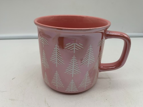 Global Design 18oz Ceramic Iridescent Pink Tree Coffee Mug BB02B31025 ...