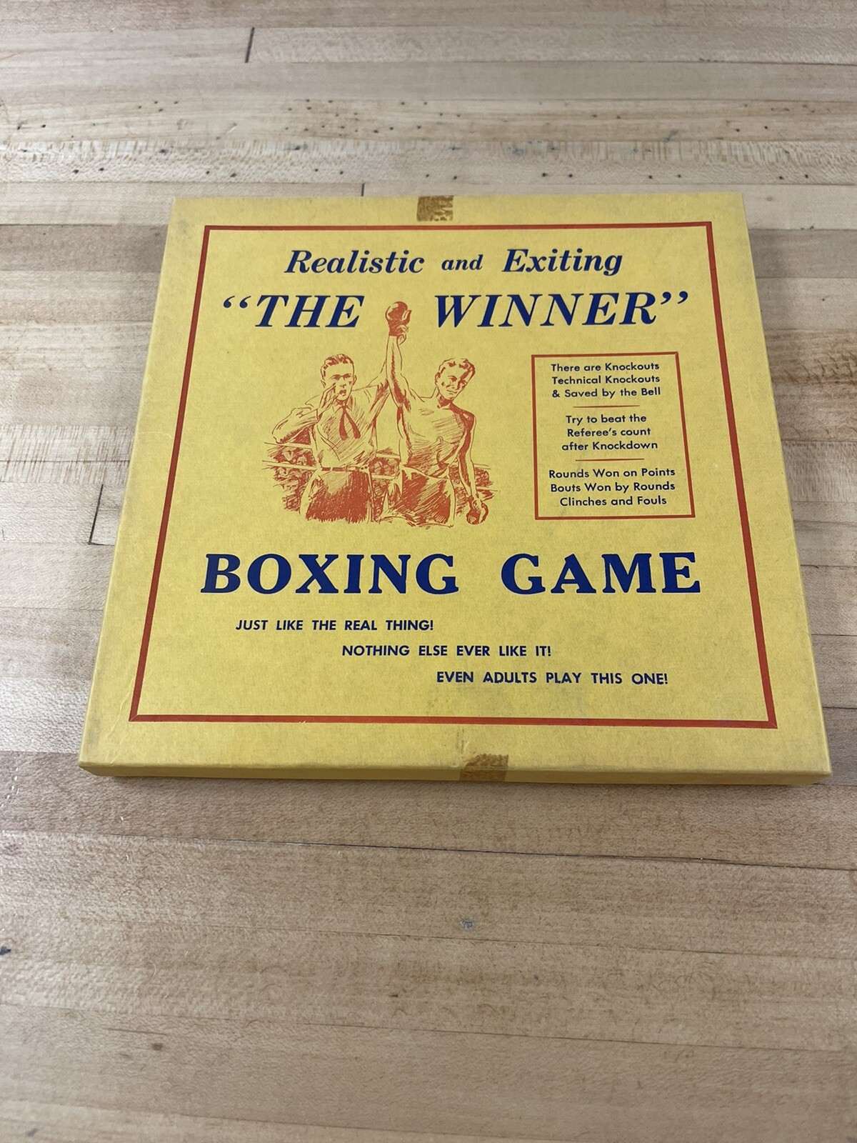 Vintage Boxing Board Game “The Winner” circa 1956 COMPLETE & RARE | eBay