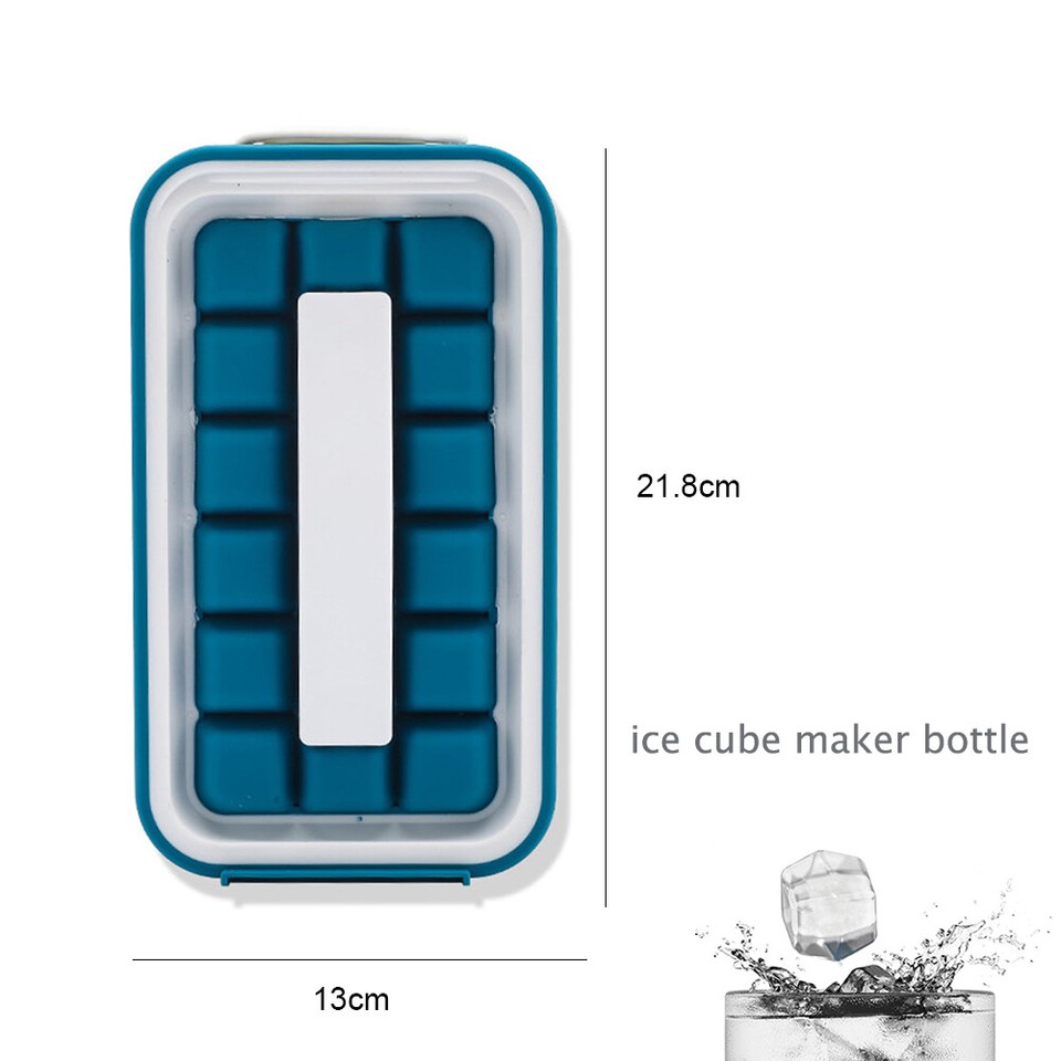 Large Ice Cube Square Ice Tray Mold Food Grade Silicone Tray Mold DIY ...