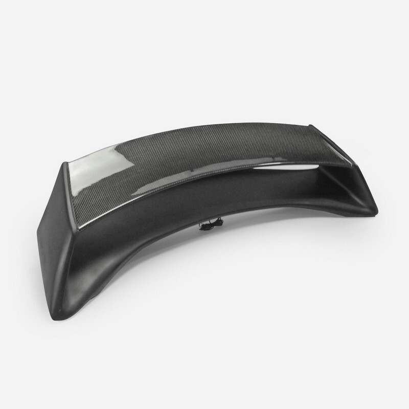 Nissan 370Z Z34 Partial Carbon Fiber Amuse Style Spoiler Wing w light ...
