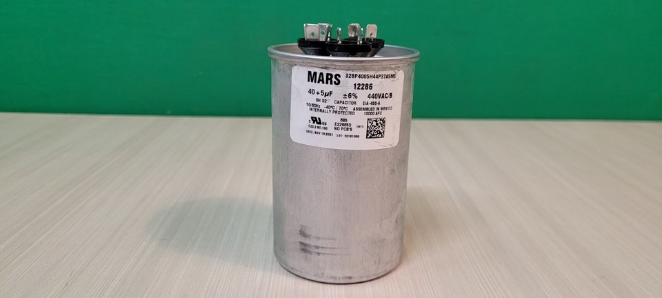 Mars Mars2 Run Capacitor 40+5 uf MFD 440 volt 12286 NEW OEM ORIGINAL | eBay