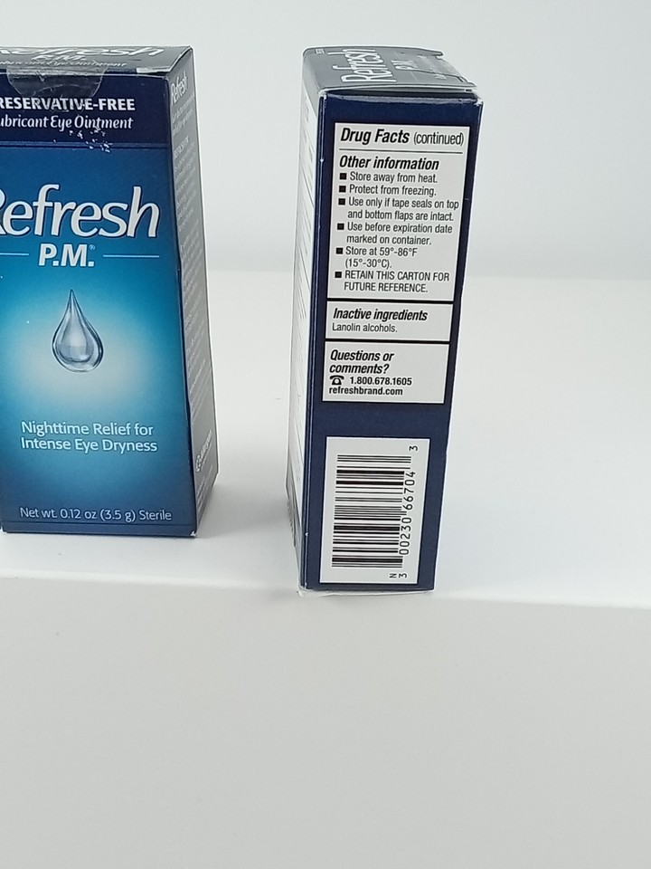 2) Refresh PM Lubricant Nighttime Eye Ointment | eBay