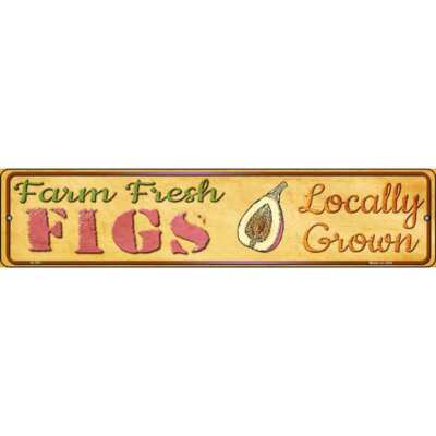 Farm Fresh Figs Novelty Small Street Sign K-707 | eBay
