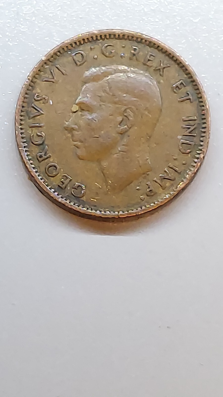 1943 Canada One Cent Potential Multi Errored Bronze Coin Penny ...
