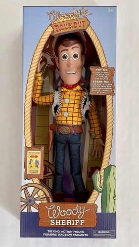 Disney Store Toy Story Interactive Talking Woody Pull String Doll ...