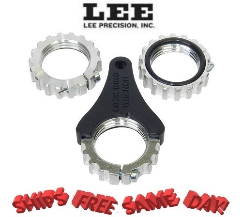Lee Precision Ultimate Spline Drive Lock Rings w/ Wrench, Silver NEW ...