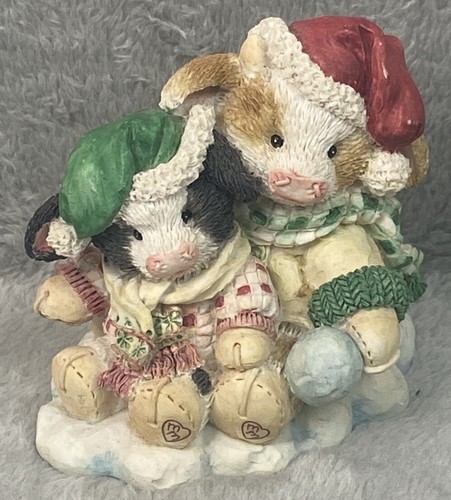 1994 Enesco Mary's Moo Moos Merry Christmoos Figurine 919MM498 | eBay