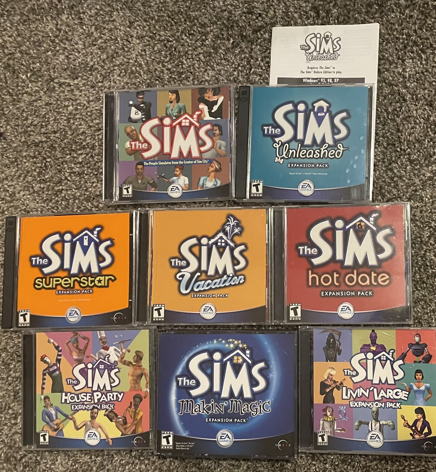 The Sims 1 PC Game Lot with All 7 Expansion Packs - Very Good - | eBay