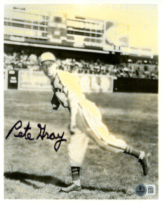 Pete Gray Autographed/Signed St Louis Browns 8x10 Photo Beckett 45230 ...