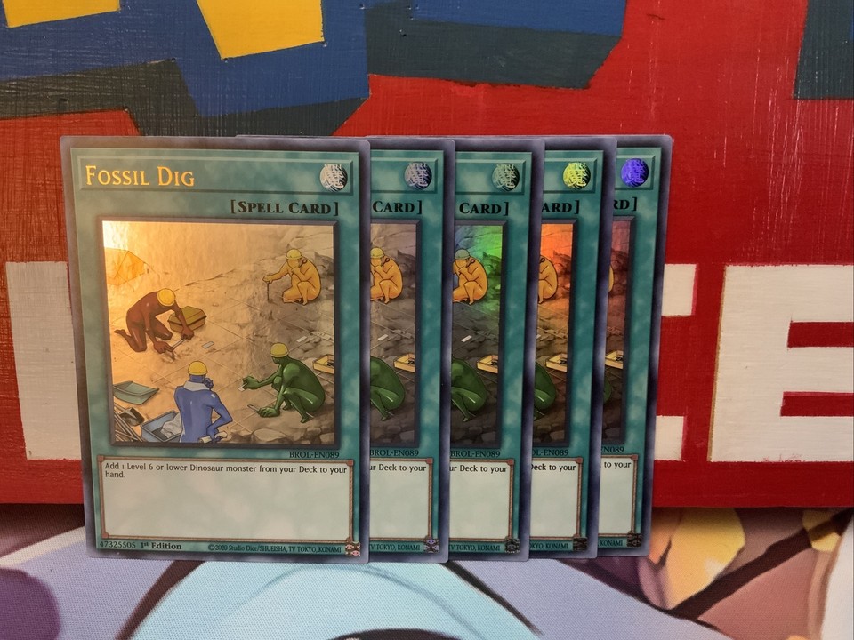 Yugioh x1 Fossil Dig 1st Edition Ultra Rare BROL-EN089 (Near Mint!) | eBay