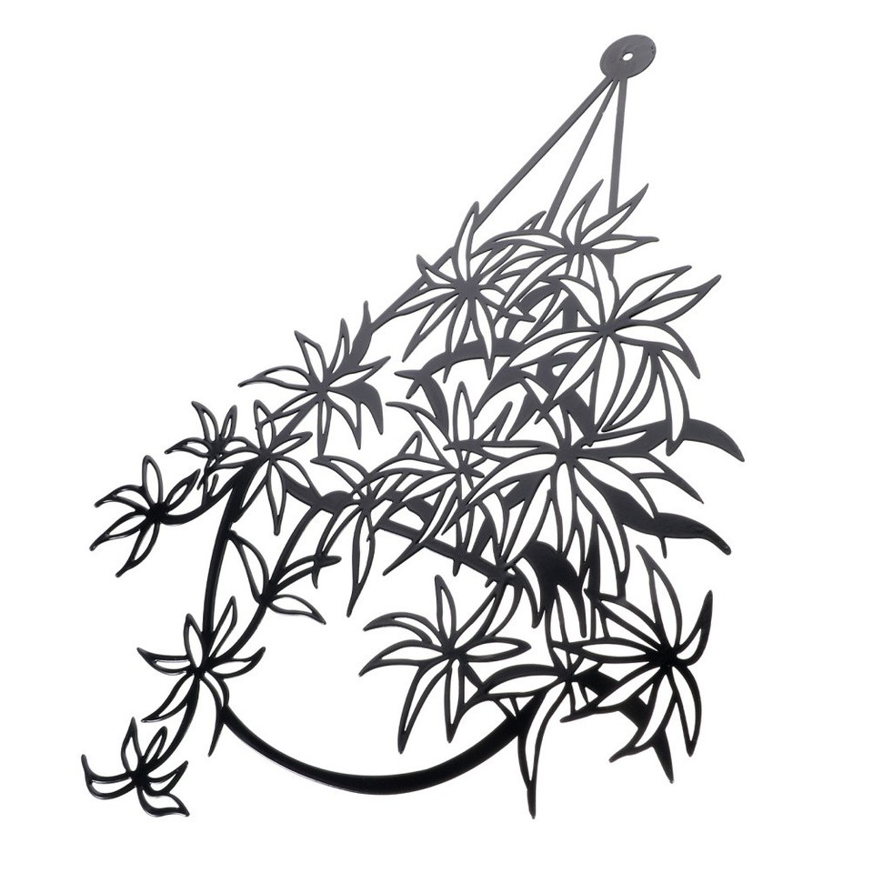 Metal Wall Flower Sculpture Wrought Iron Flower Sculpture Wall Art for ...