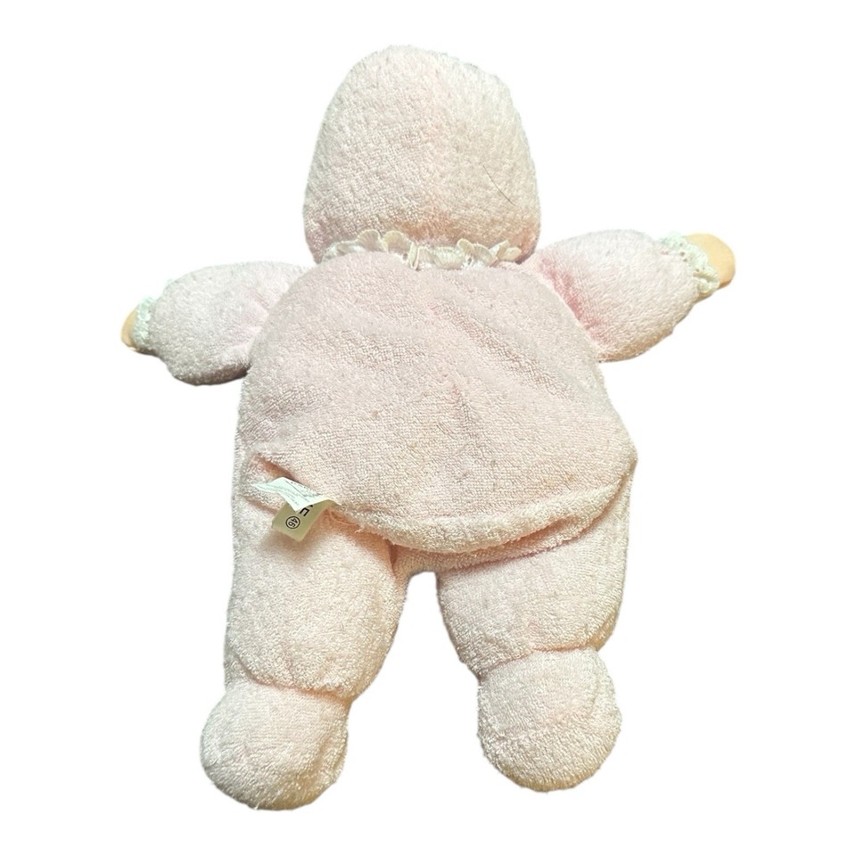 Dakin Precious Moments Pink Terry Cloth Girl Doll Plush Vintage 1995 | eBay