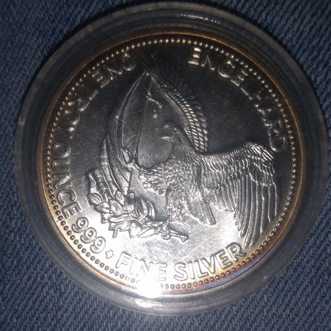 Engelhard 1 oz Silver Round .999 Fine 1986 American Prospector | eBay