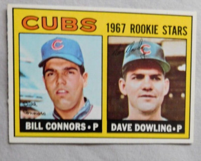 1967 Topps #272 Cubs Rookie Stars Bill Connors & Dave Dowling Baseball ...