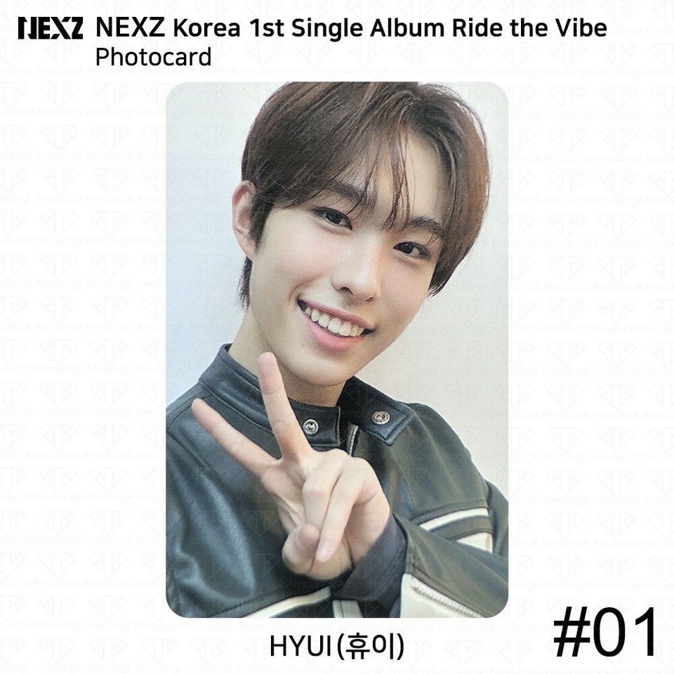 NEXZ Korea 1st Single Album Ride the Vibe Official Photocard Postcard ...