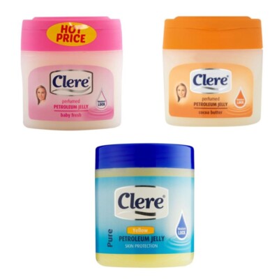 CLERE PURE & PERFUMED PETROLEUM JELLY MOISTURE LOCK ( ALL FLAVOURS ...