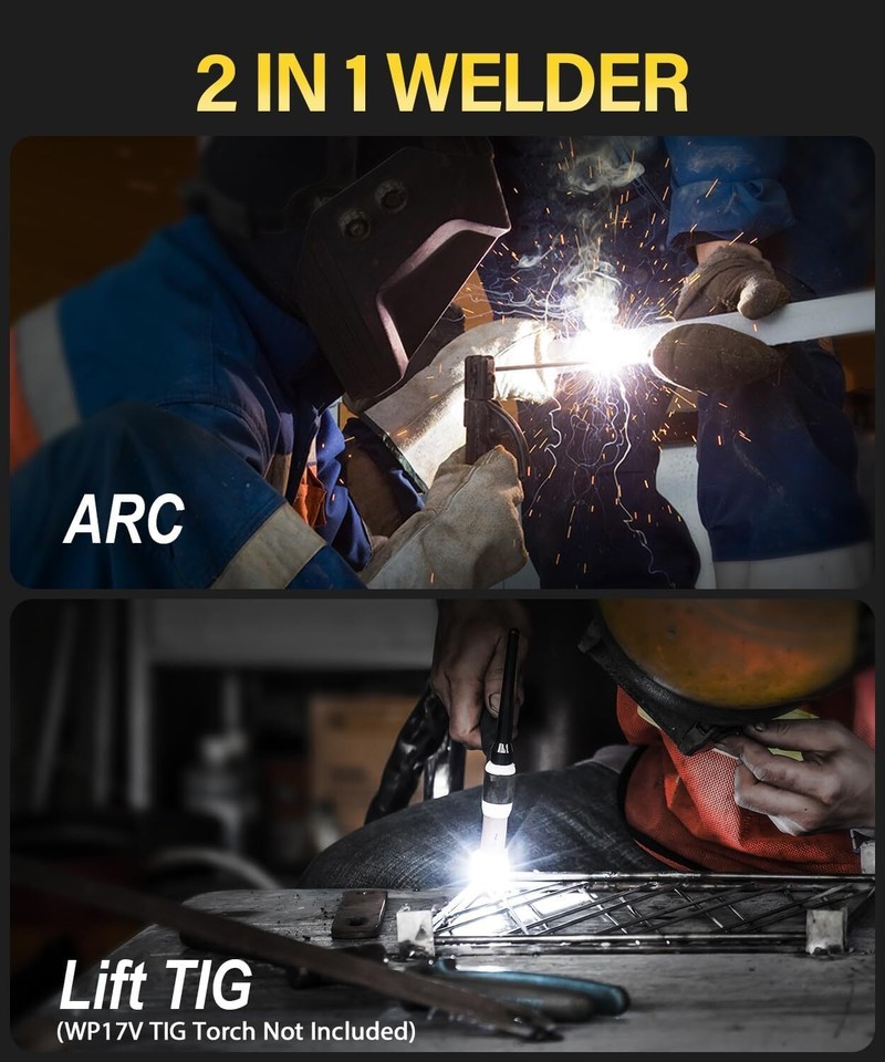 120A Stick Welder MMA Lift TIG Welding Machine W/Hot Start Mini Welder ...