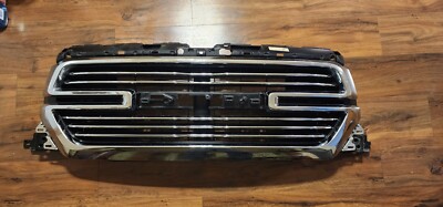 2019-2022 RAM 1500 Radiator Upper Grille Chrome OEM - Mopar (68404924AE ...